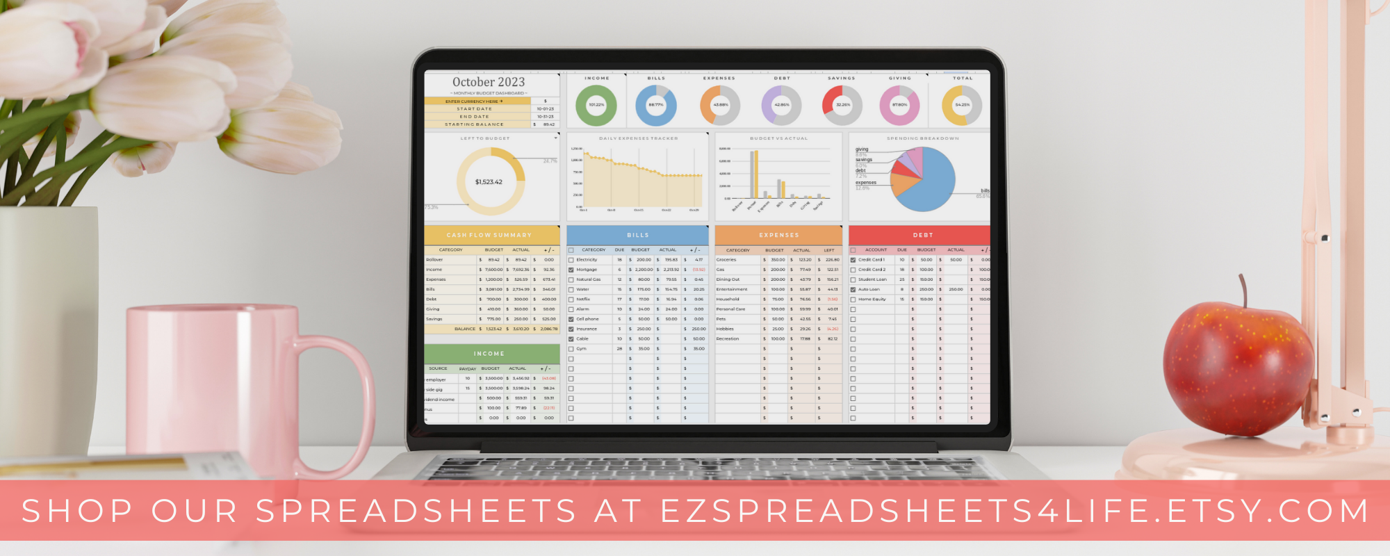 EZ Spreadsheets 4 Life – Etsy Spreadsheets